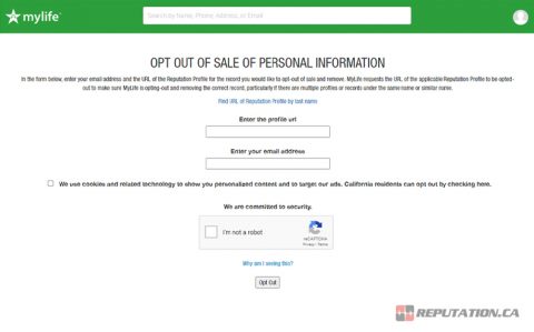 How to Remove Your Info and Opt Out of MyLife.com