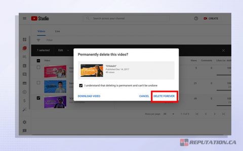 YouTube Reputation: How to Get a YouTube Video Taken Down